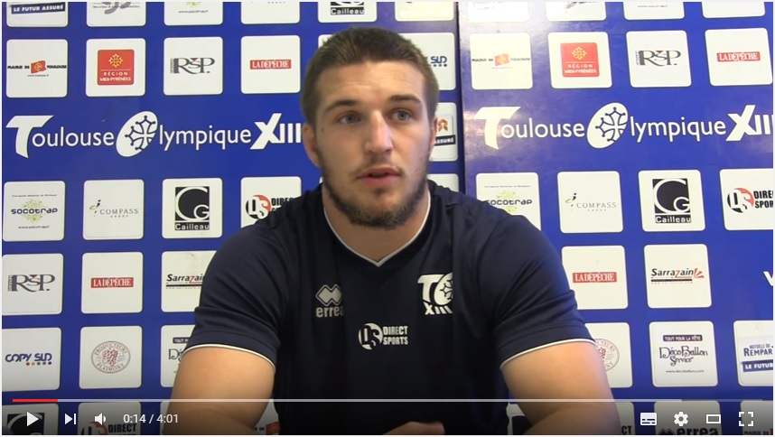Hunslet Hawks vs TO XIII - Interview de Clément BOYER - Toulouse ...