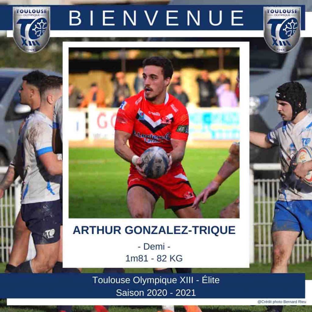 Arthur GONZALEZ-TRIQUE de retour au TO - Toulouse Olympique