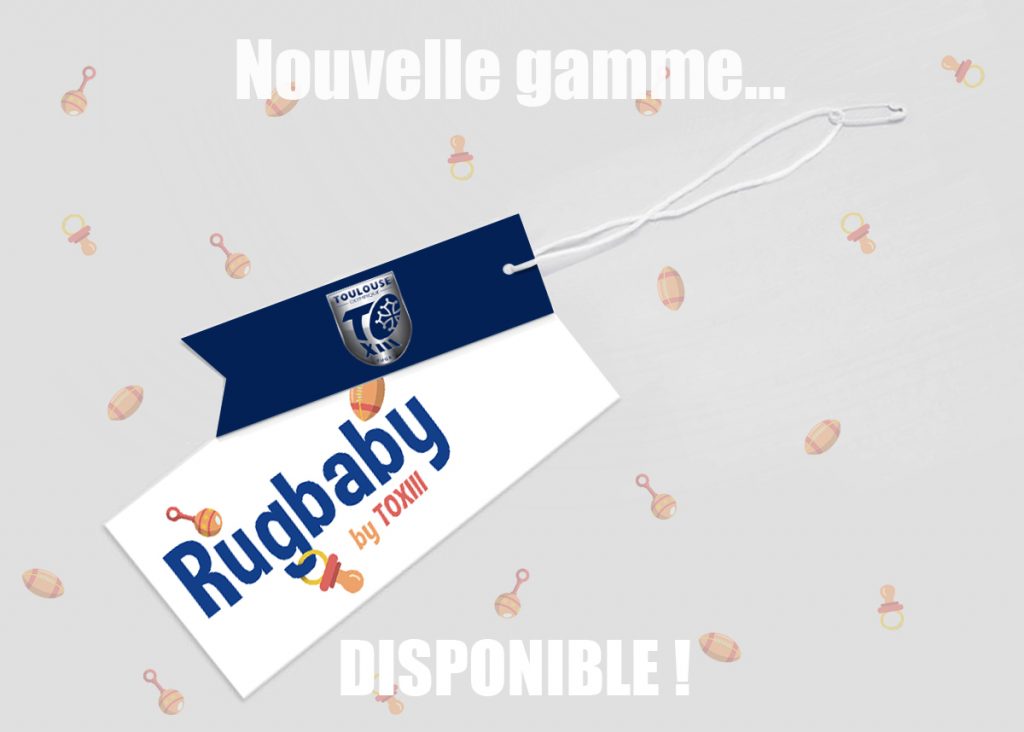 La boutique du TO lance sa gamme "Rugbaby" - Toulouse Olympique