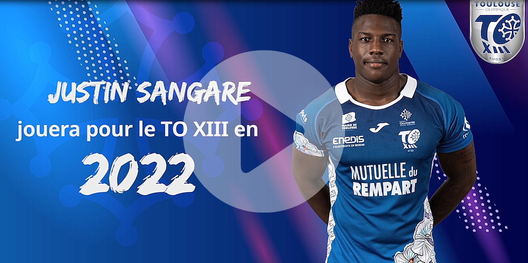Justin SANGARE reste au TO XIII - Toulouse Olympique