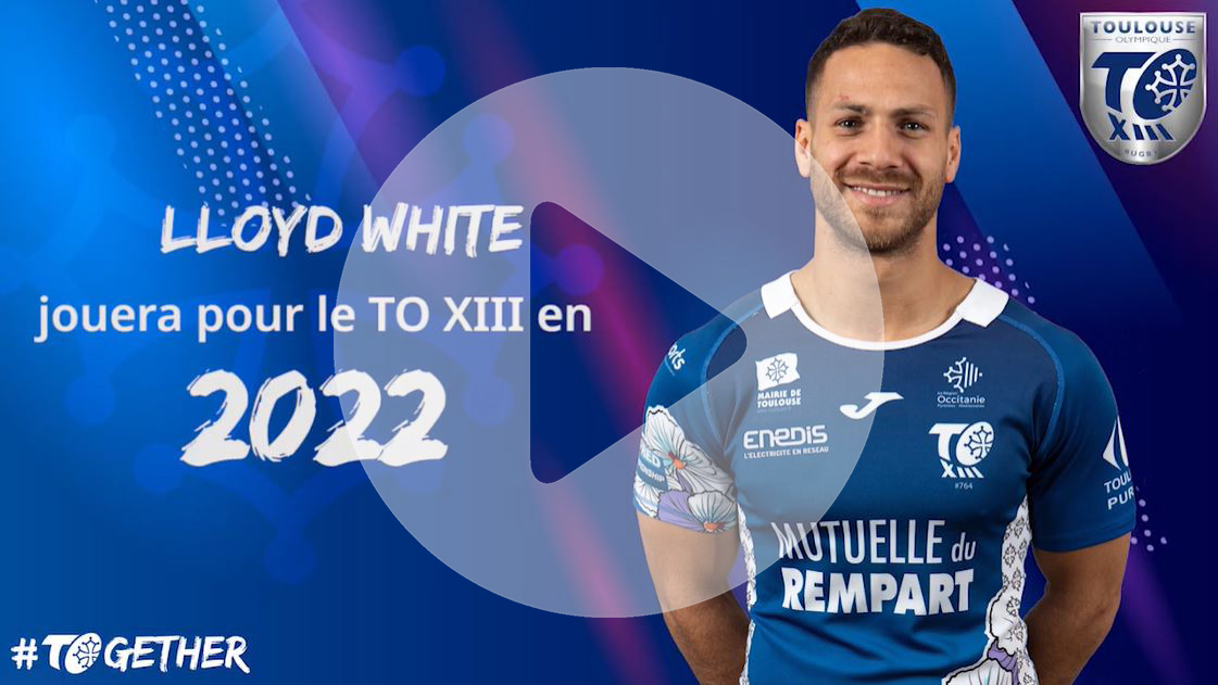 L’histoire continue entre le TO et Lloyd WHITE - Toulouse Olympique XIII