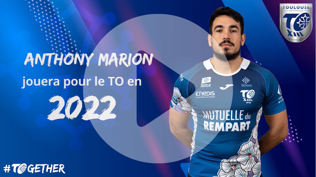Anthony MARION au TO en 2022 - Toulouse Olympique XIII