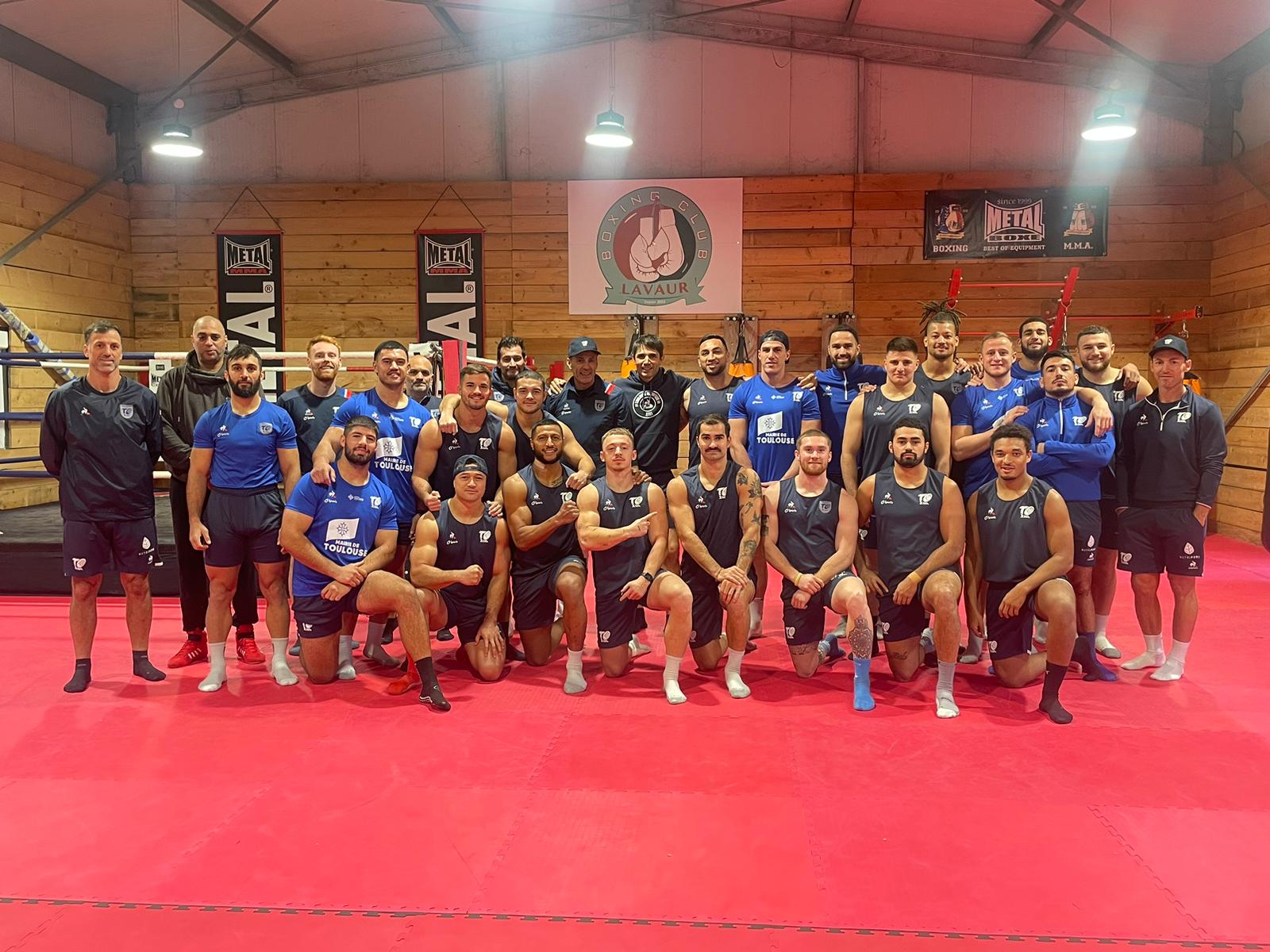 Le Toulouse Olympique s'essaie au Kick-Boxing - Toulouse Olympique